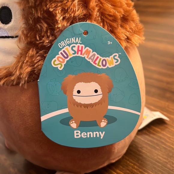 Squishmallows | Toys | Nwt Squishmallows Benny The Bigfoot 7 Inch Plush | Poshmark